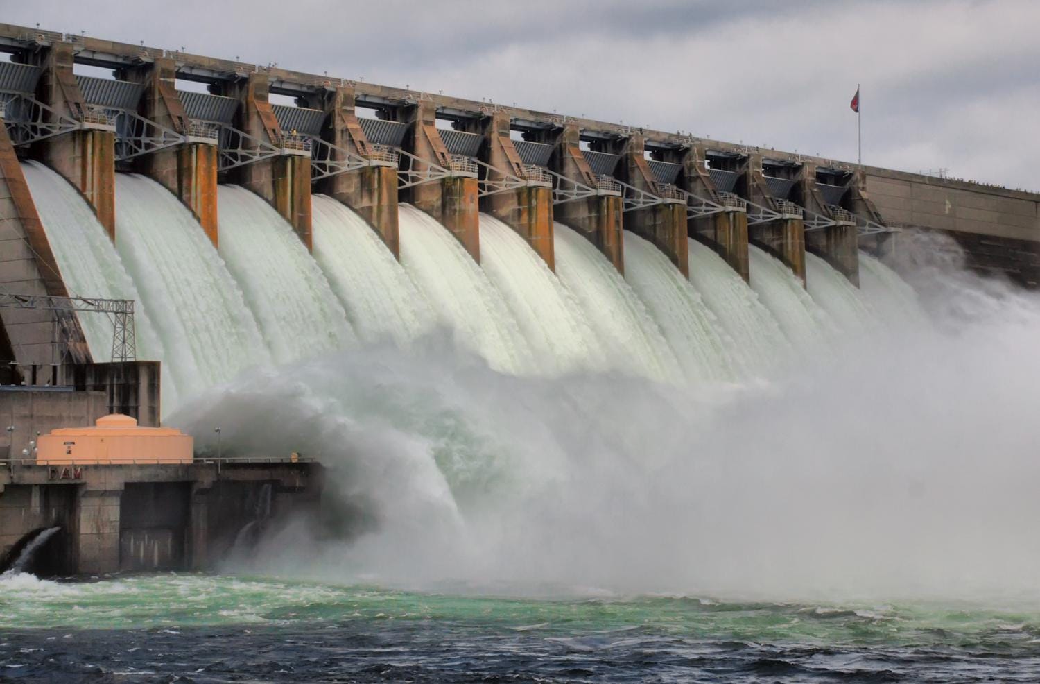 Hartwell Dam - Giclee' Print on Watercolor Paper - Etsy