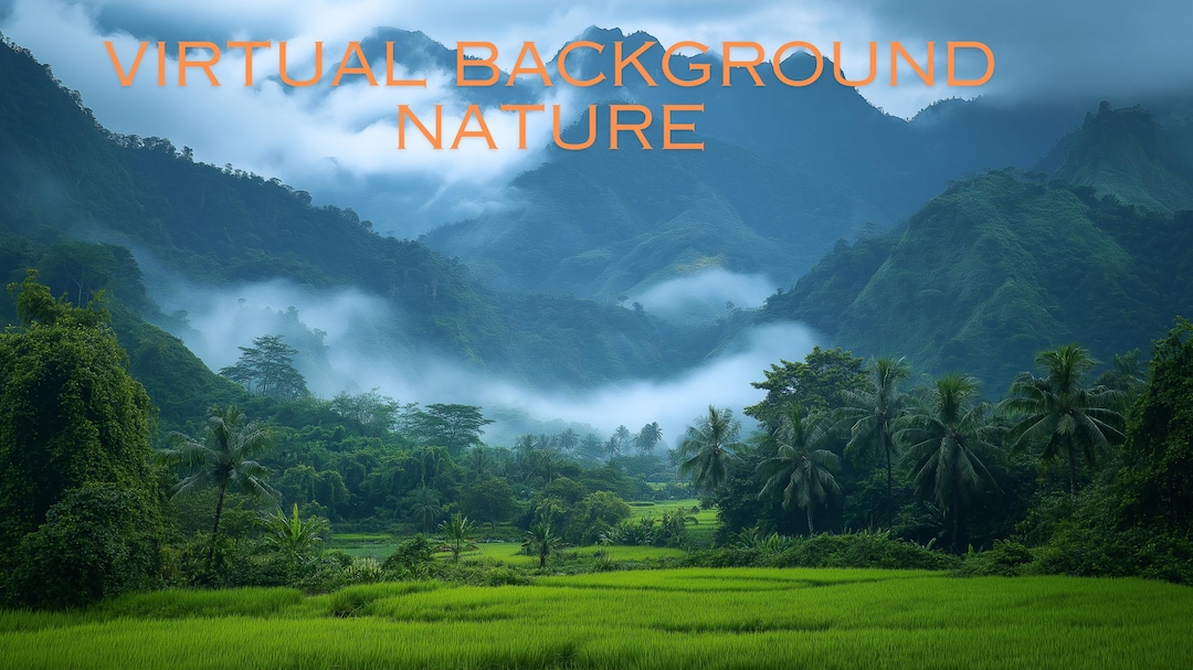 Virtual Backgrounds Nature Digital Backdrop Work From Home Video ...