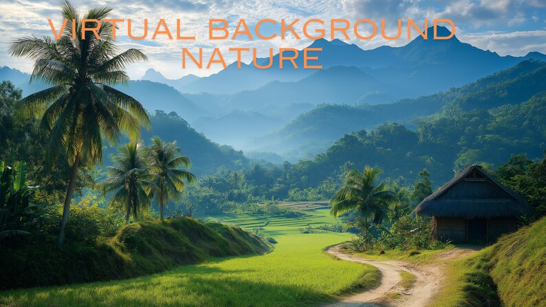 Virtual Backgrounds Nature Digital Backdrop Work From Home Video ...