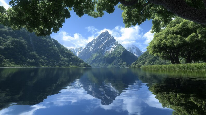 Trending Virtual Backgrounds Nature Digital Backdrop Work From Home ...