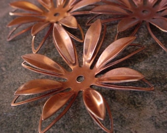 Copper flowers | Etsy