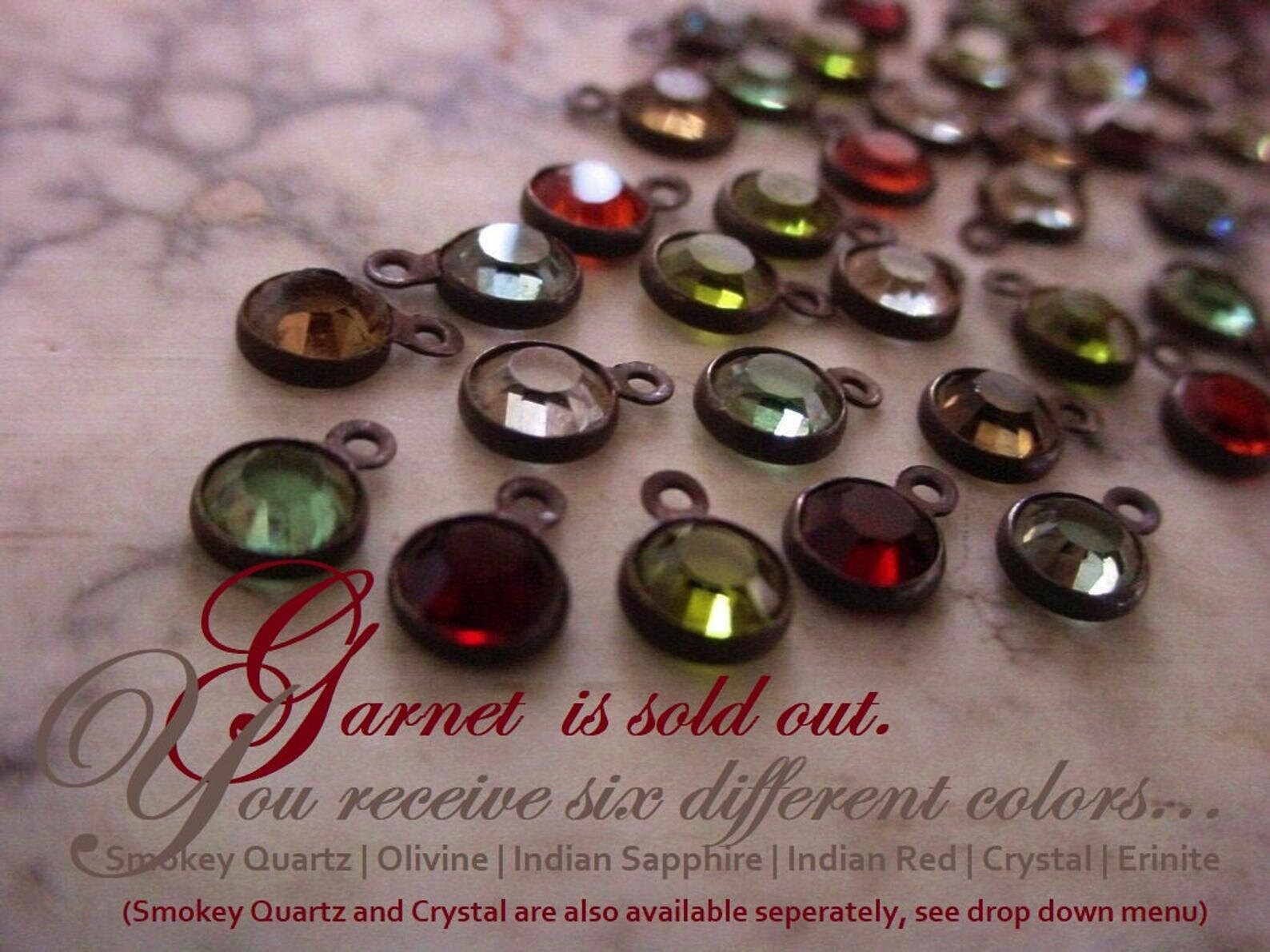 LOT Tiny 4mm Swarovski Crystal Channel Vintage Mini Drop - Etsy