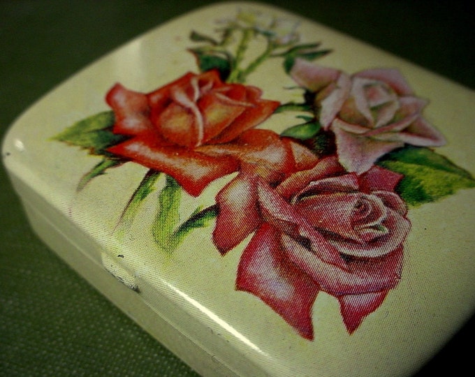 3 Tiny Little Vintage French Tins, Tiny Tin Boxes, Tiny Sweet Tins ...
