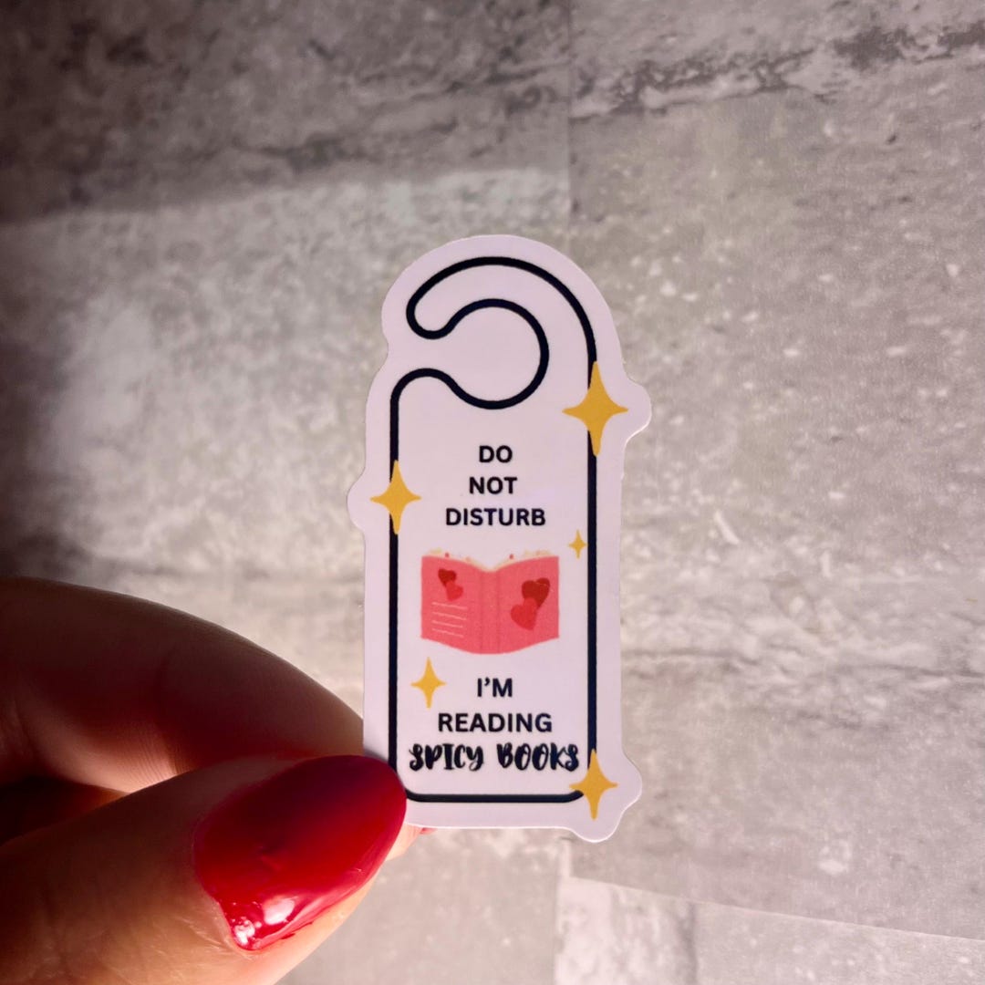 DND Reading Spicy Books Sticker, 2 Inch - Etsy