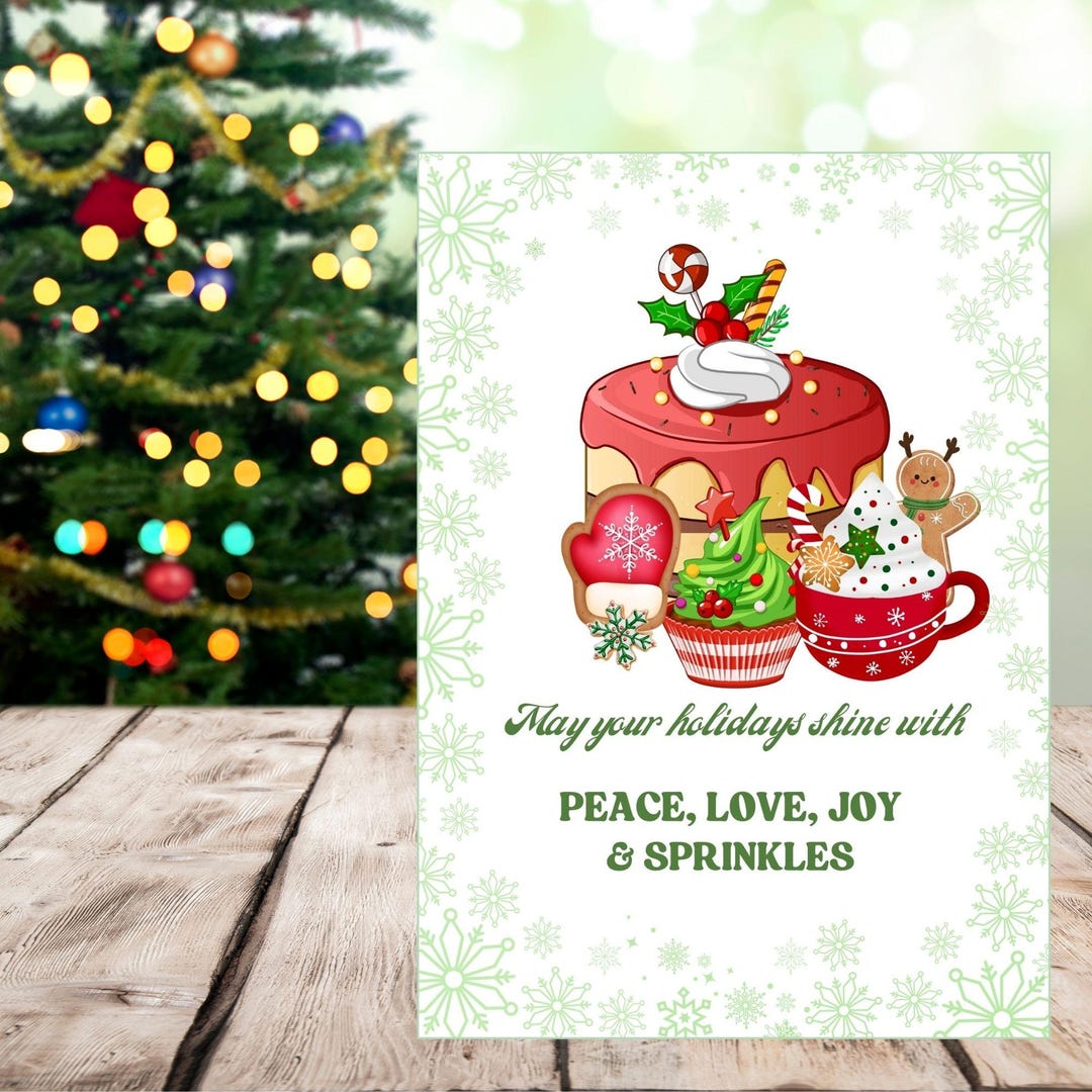Sweet Christmas Card, Love Christmas Card, Seasons Greetings, Christmas ...