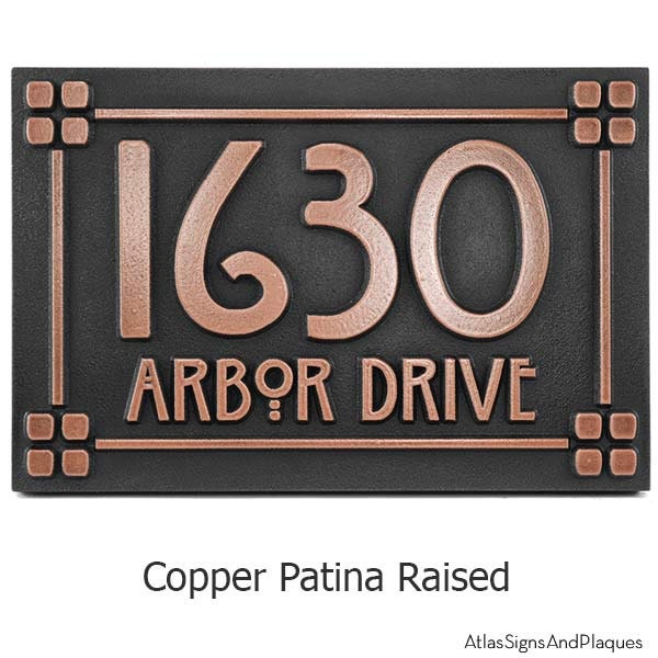 Craftsman Address Plaque - Etsy