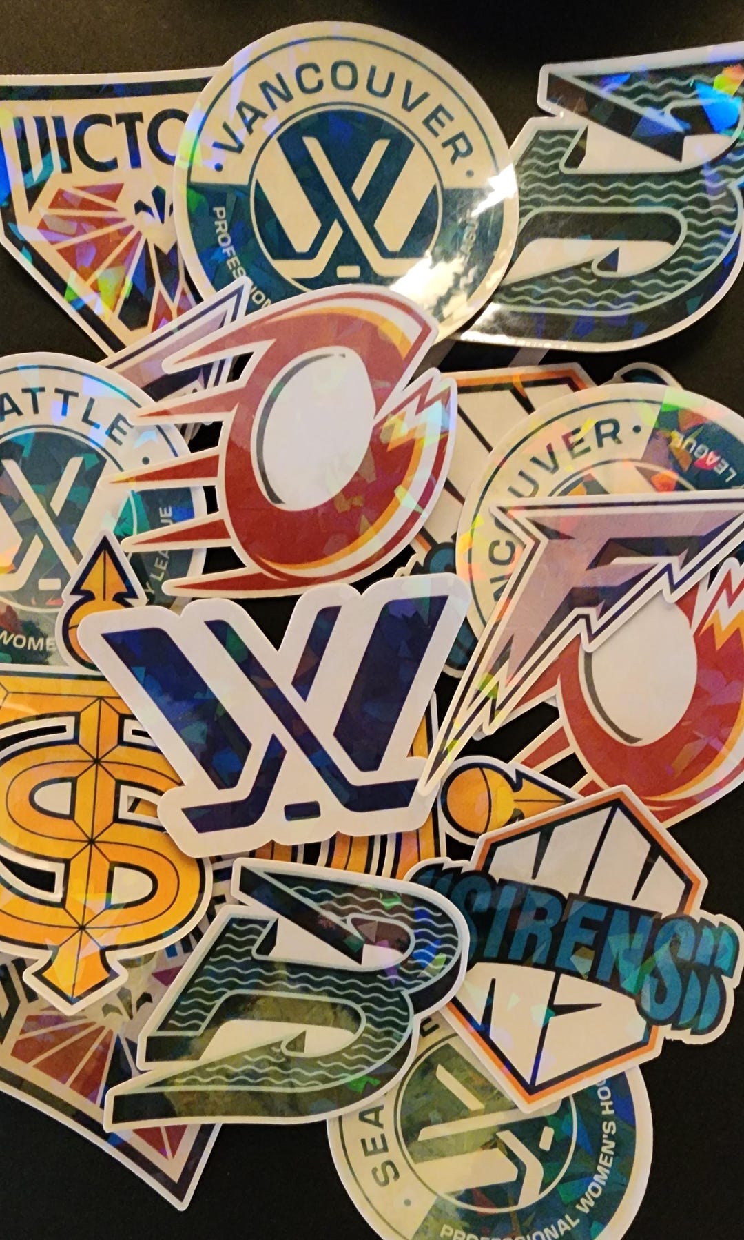 PWHL Team Sticker Pack: Now With Vancouver and Seattle! (set of 7 or 9 ...