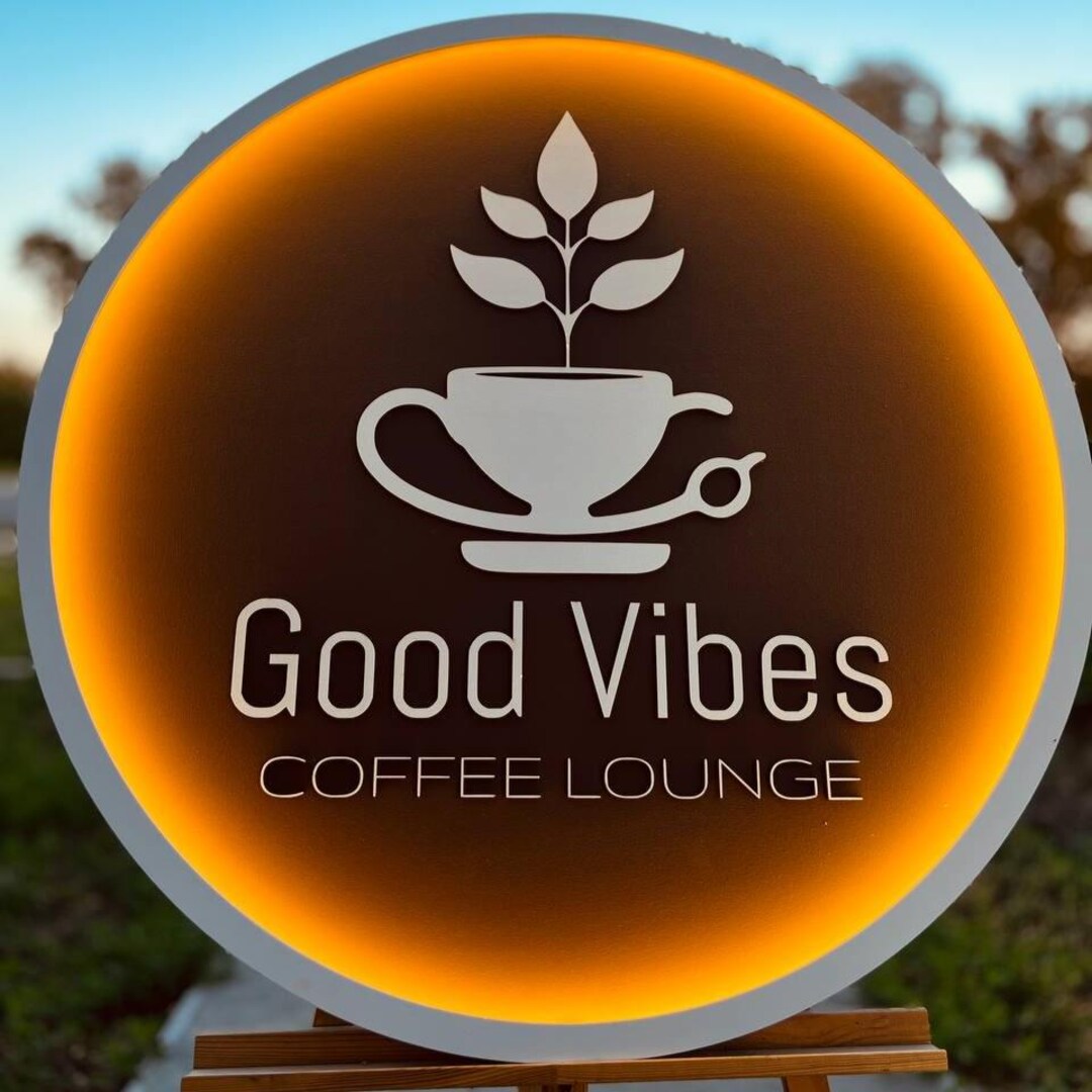 Personalized 3D LED Coffee Shop Sign: Backlit Wooden Cafe Decor - Etsy