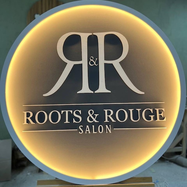 Backlit Wood Sign - Etsy