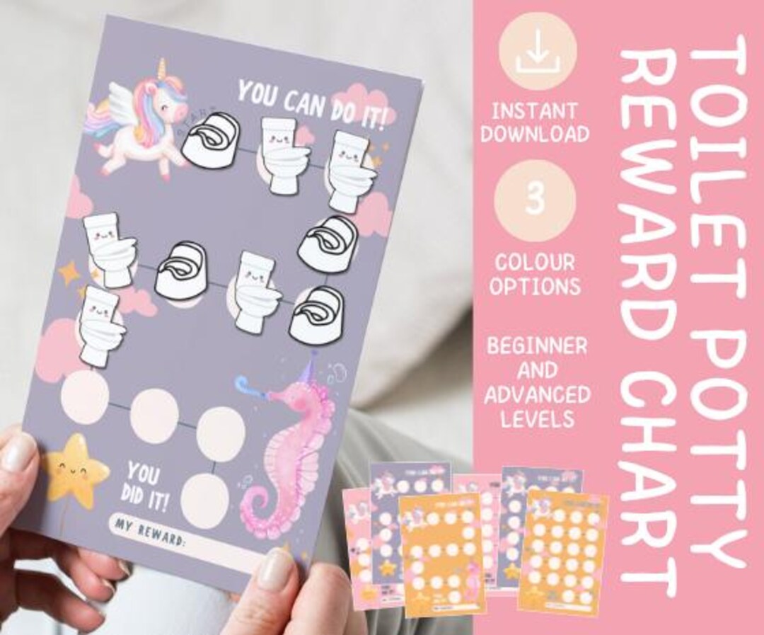 Potty Training Reward Chart | Fun & Encouraging Toilet Training Tool ...