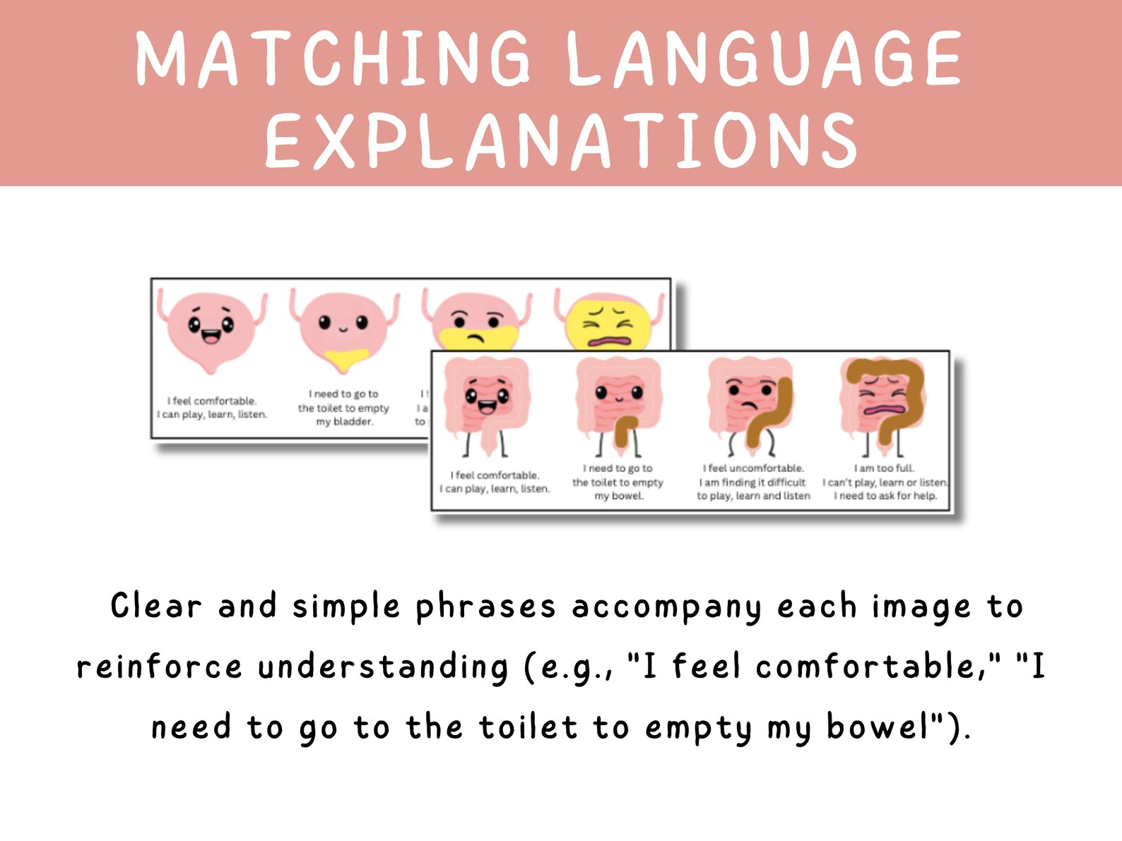Toileting Tool | Bowel and Bladder Communication | Feelings Chart ...