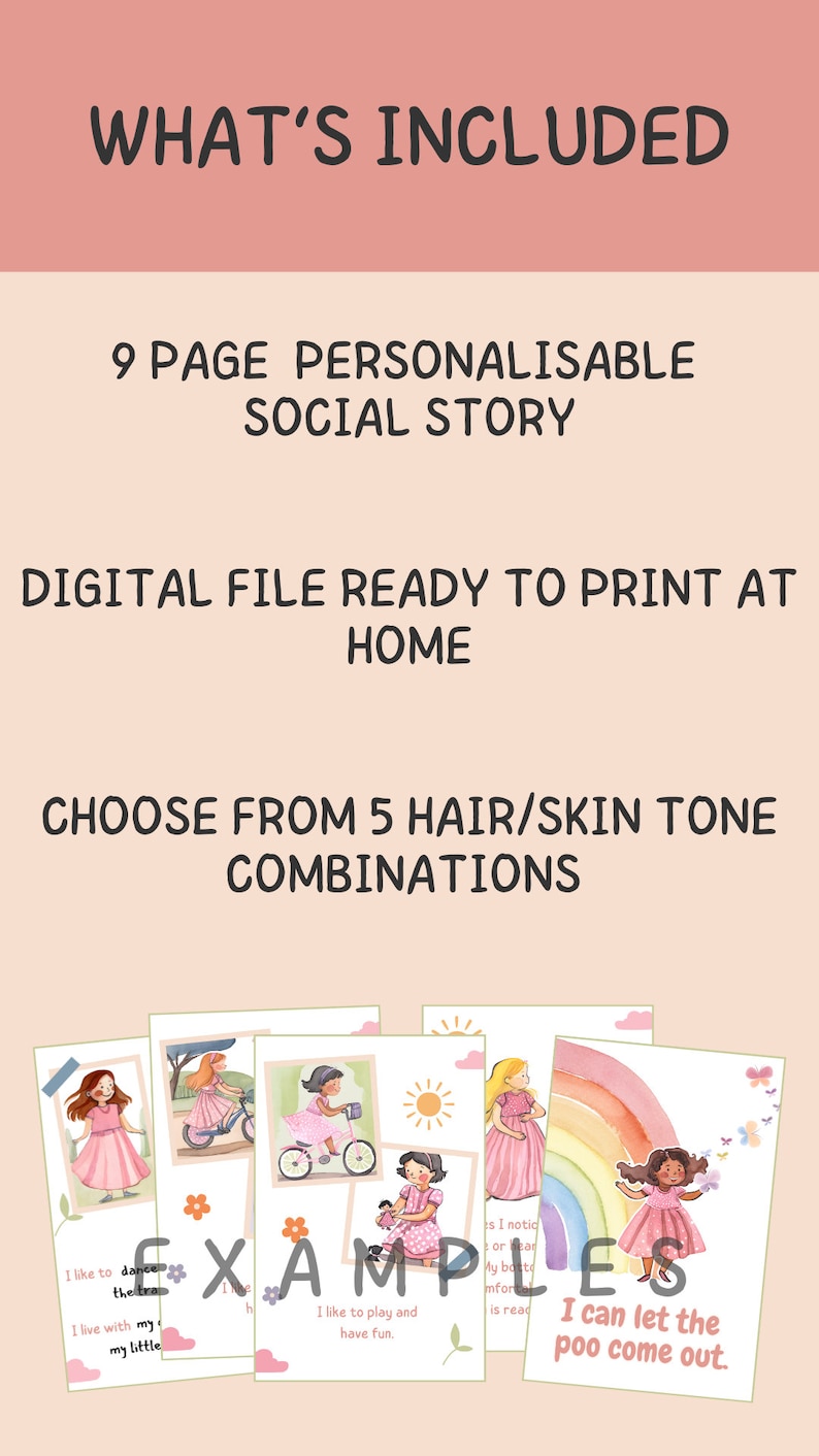 Stool Withholding Social Story | Adapted Book | Childhood Constipation ...