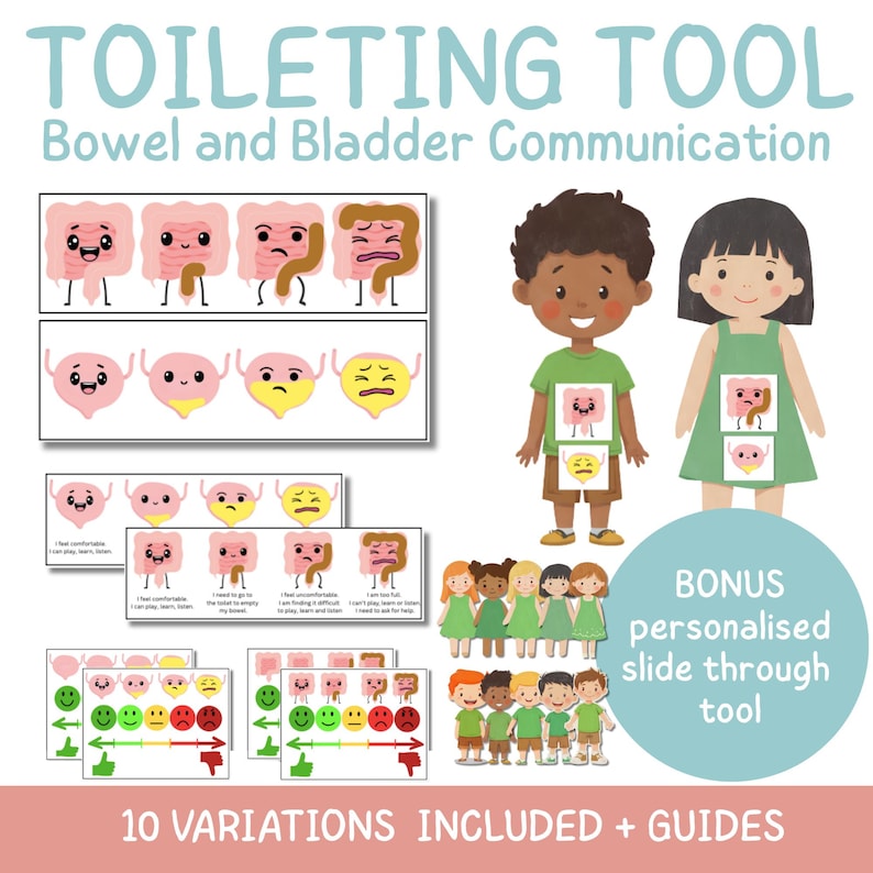 Toileting Tool | Bowel and Bladder Communication | Feelings Chart ...