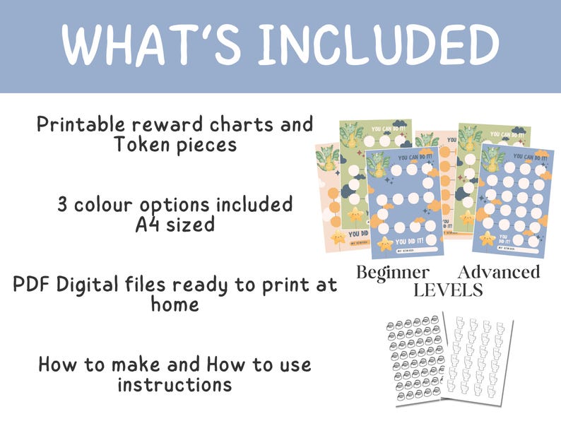 Potty Training Reward Chart Fun & Encouraging Toilet Training Tool ...