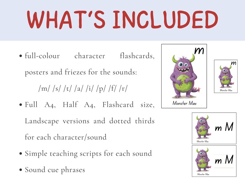 Phonics Mnemonic Posters & Cards With Teaching Scripts | Initial Sound ...
