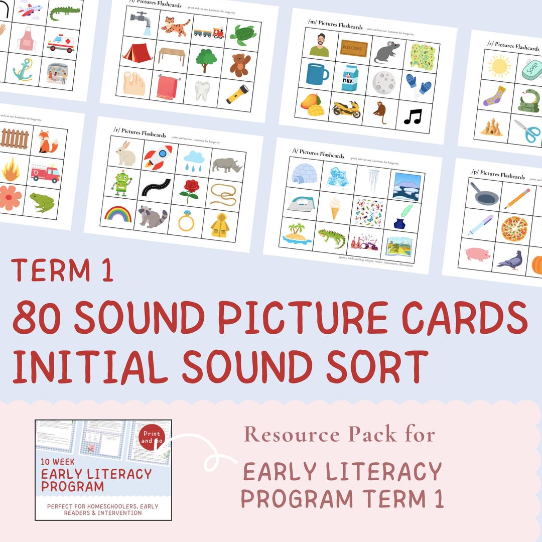 Phonics Picture Cards | 10 Real-world Images per Sound | Print & Go ...