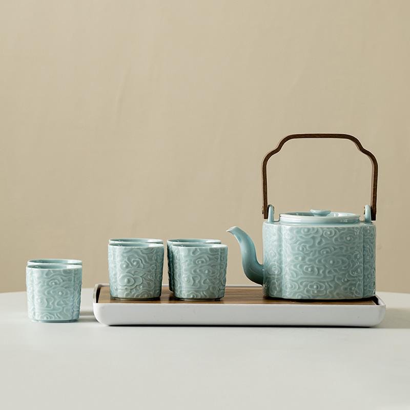 Embossed Teapot - Etsy