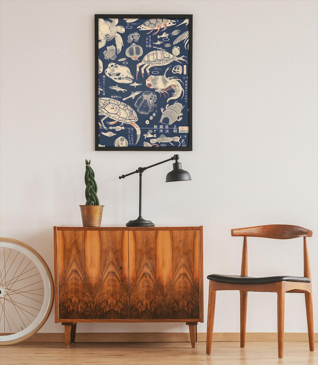 Japanese Cryptid Anatomy Seamless Pattern – Vintage Scientific ...