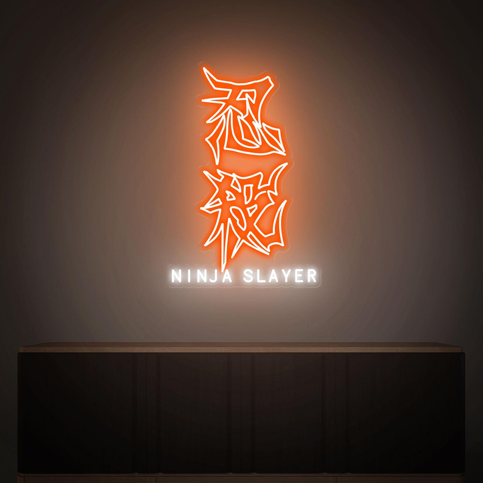 Ninja Slayer Neon Sign, Ninja LED Neon Lights, UV Printing Neon Signs ...