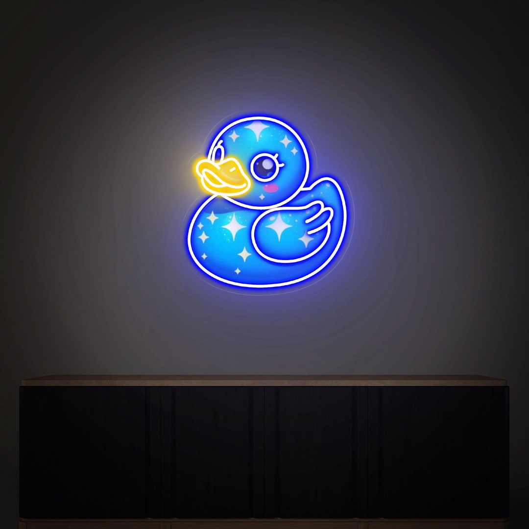 Rubber Duck Neon Sign, Rubber Duckneon Light, Rubber Duck Decoration ...