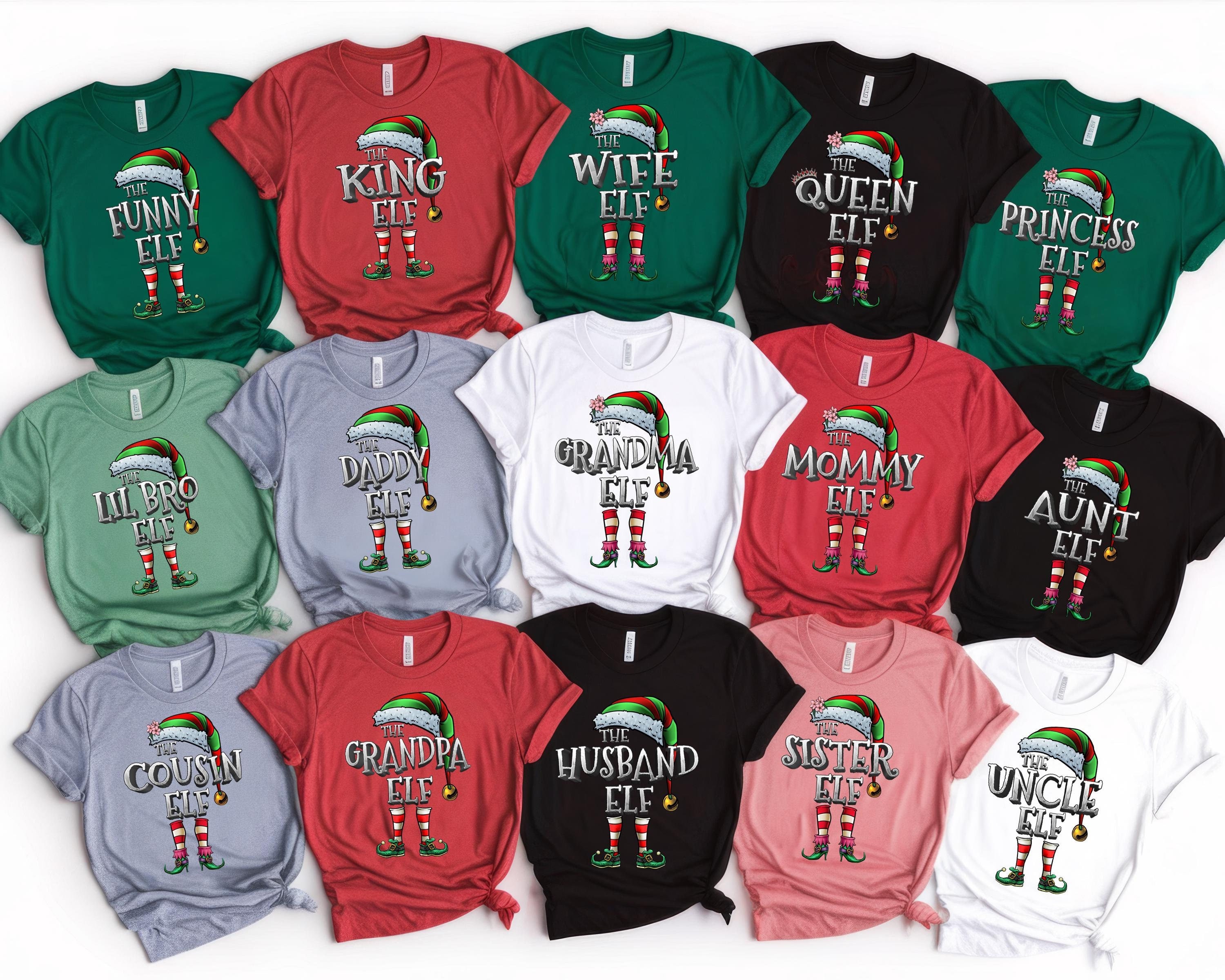 Custom Elf Shirt, Custom Elf Tshirts, Funny Elf Shirts, Funny Christmas ...