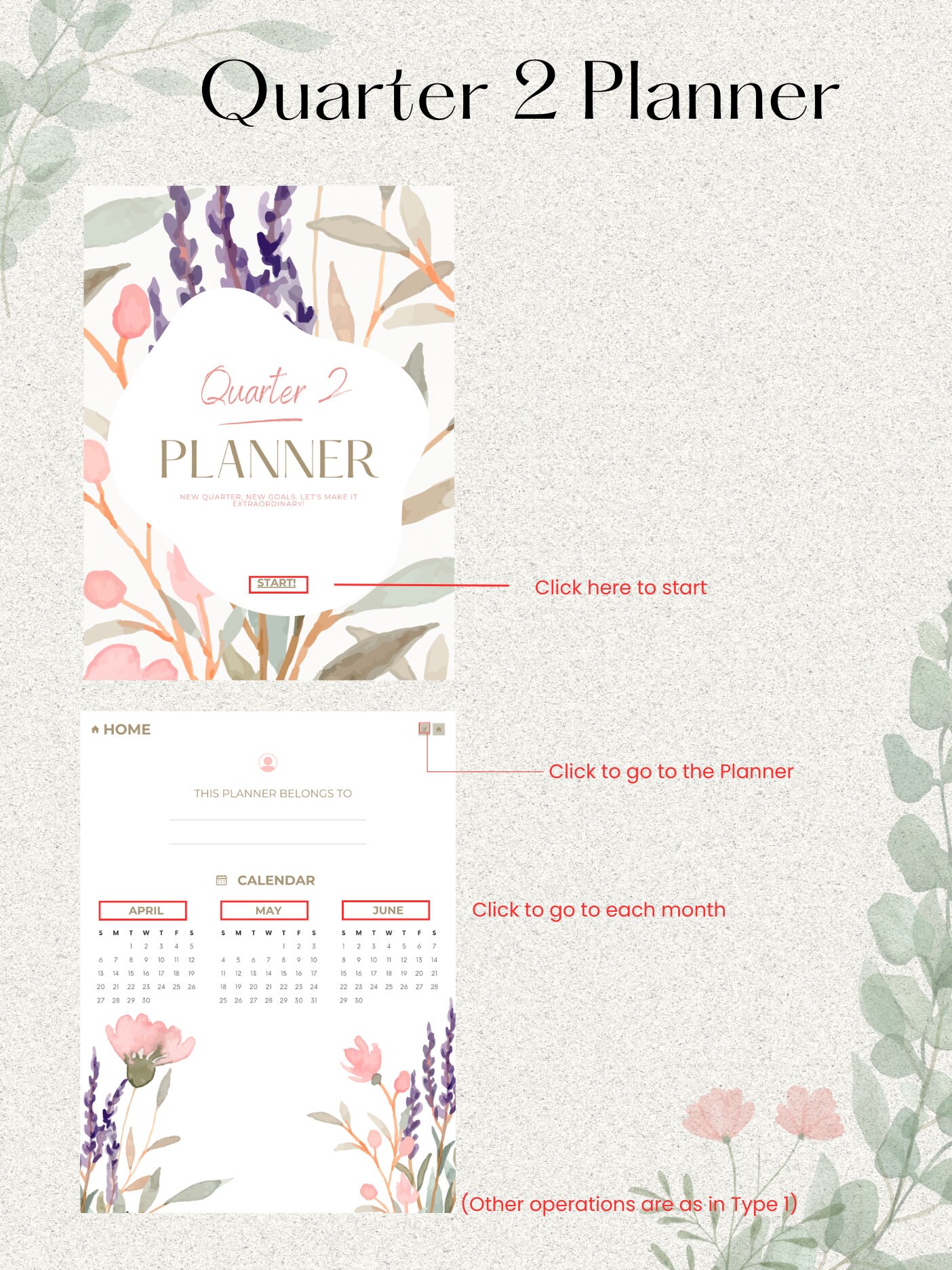 Remarkable Quarter 2 Planner 2025 - Digital Interactive PDF for iPad ...