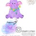 Watercolour Heffalump Clipart / Heffalump 300 Dpi Digital Download PNG ...