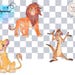 Watercolour Lion King Clipart Set / Cute Lion King 300dpi Digital ...
