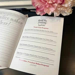 Brush Pen Lettering for Beginners Workbook - Learn Calligraphy / Hand ...