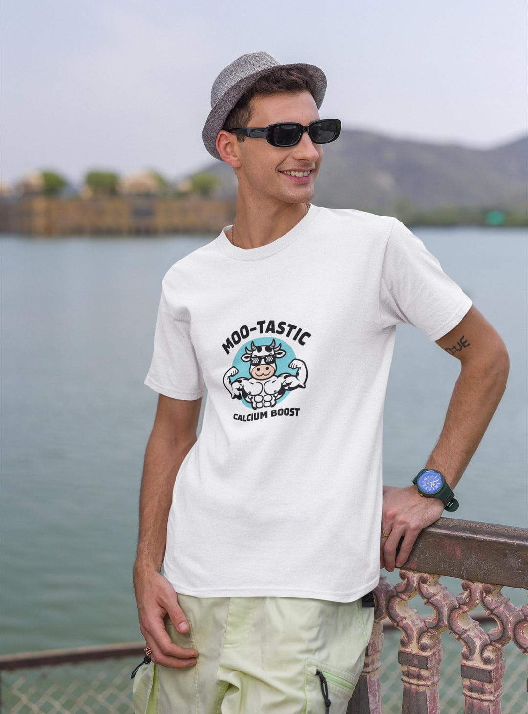 Moo-tastic Calcium Boost Unisex Heavy Cotton Tee - Fun Graphic Tee ...