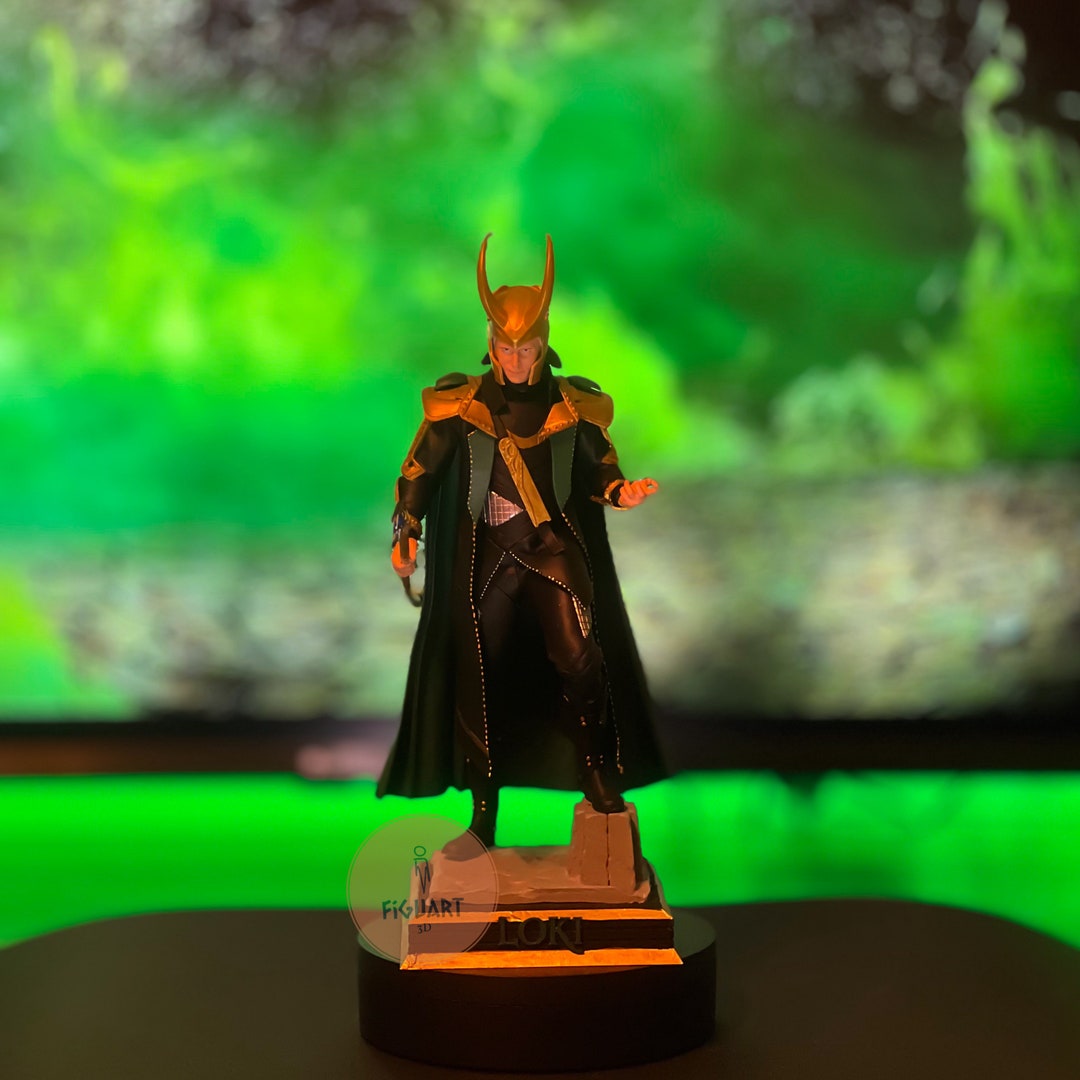 Loki Figure Marvel Figure Magnetic Swappable Heads Hand-painted Marvel ...