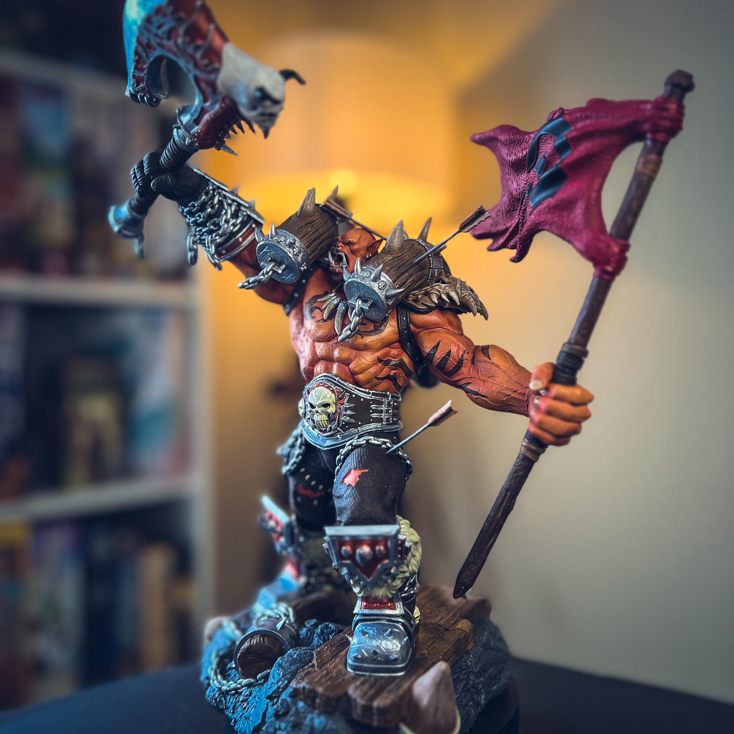 Garrosh Hellscream Figure - 3D Printed High-quality SLA Print - Hand ...