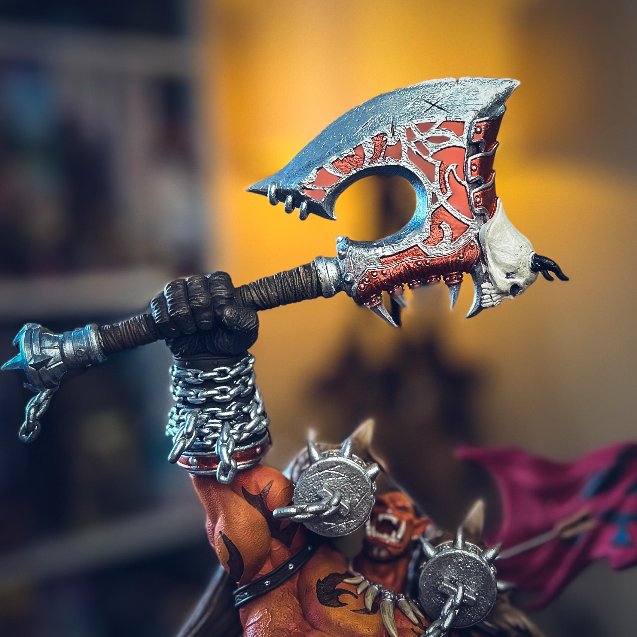 Garrosh Hellscream Figure - 3D Printed High-quality SLA Print - Hand ...