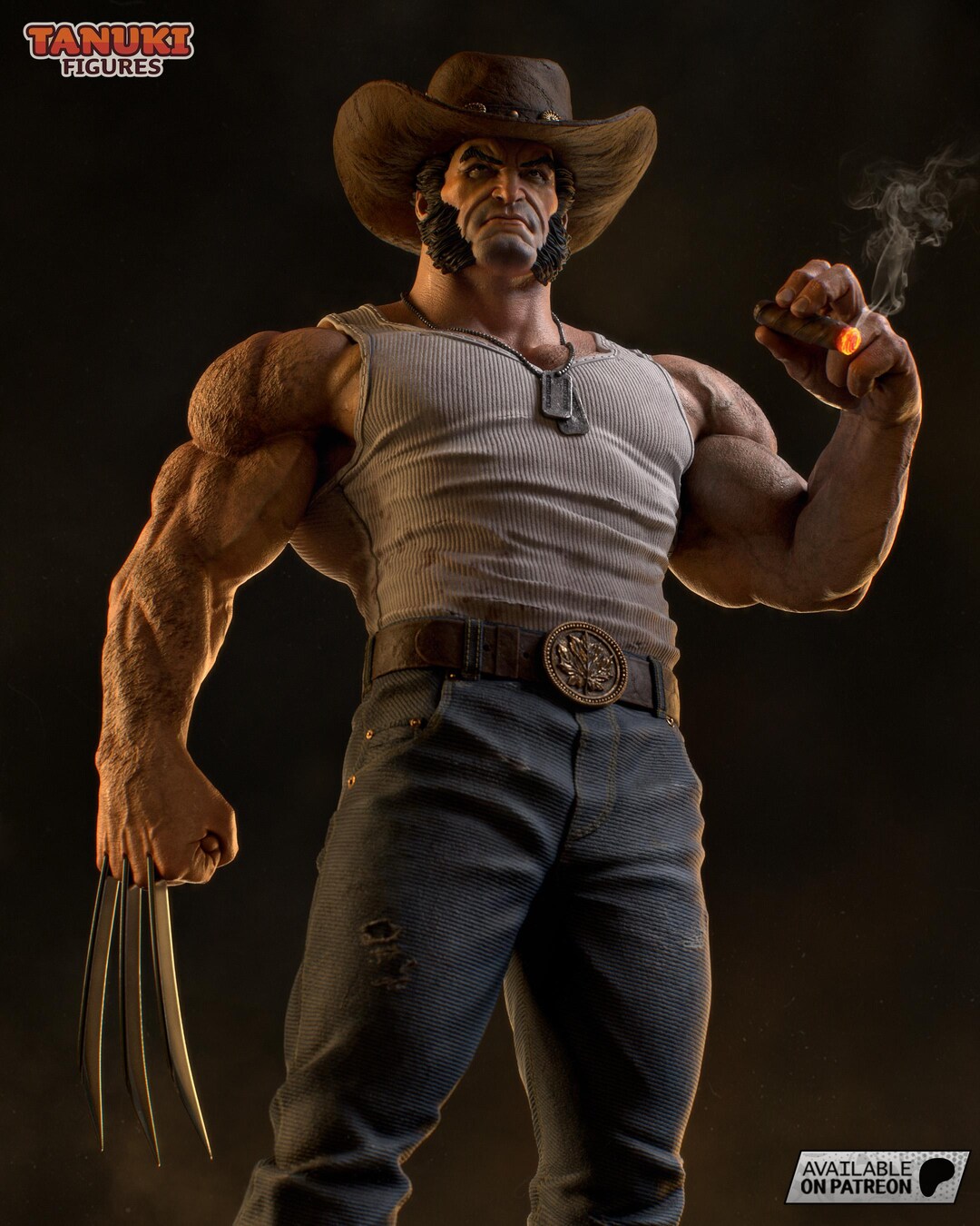 Clawed Lone Hero-inspired Figure – Hand Painted SLA Print | Fan-made ...