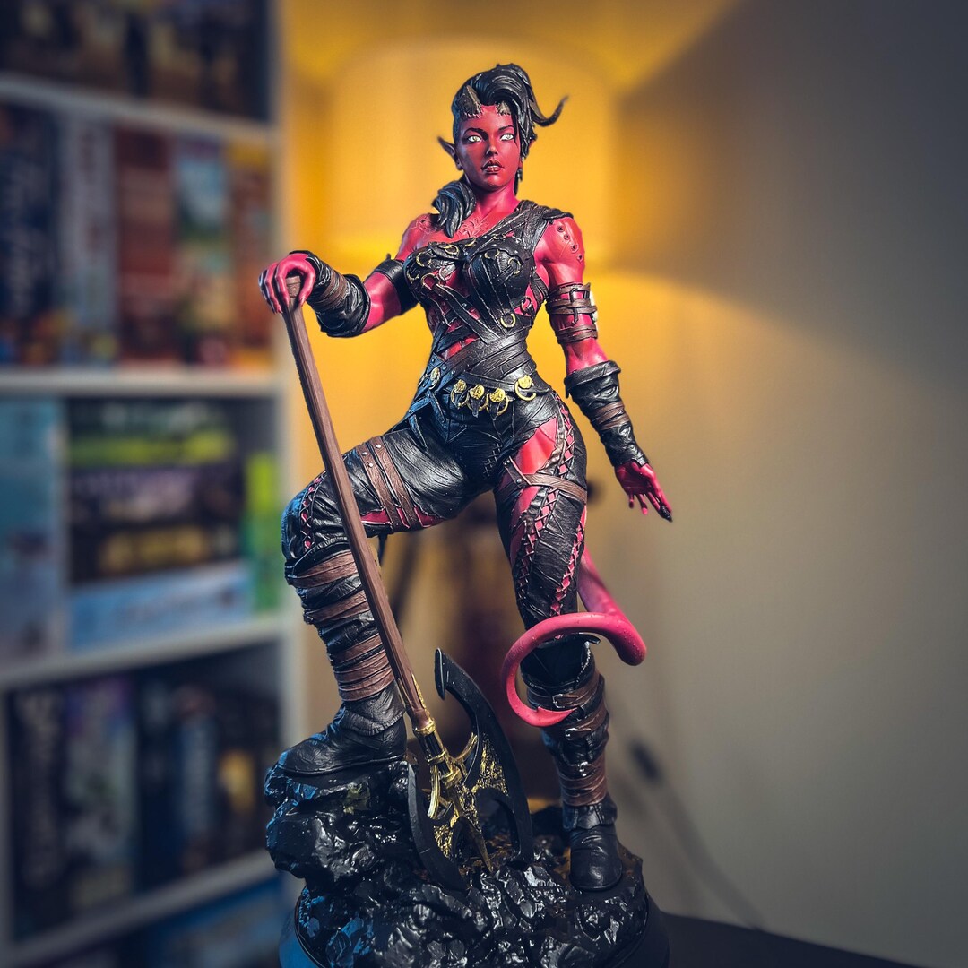 Epic Karlach Baldur's Gate 3 Figure | Hand Painted 3D Printed Resin ...