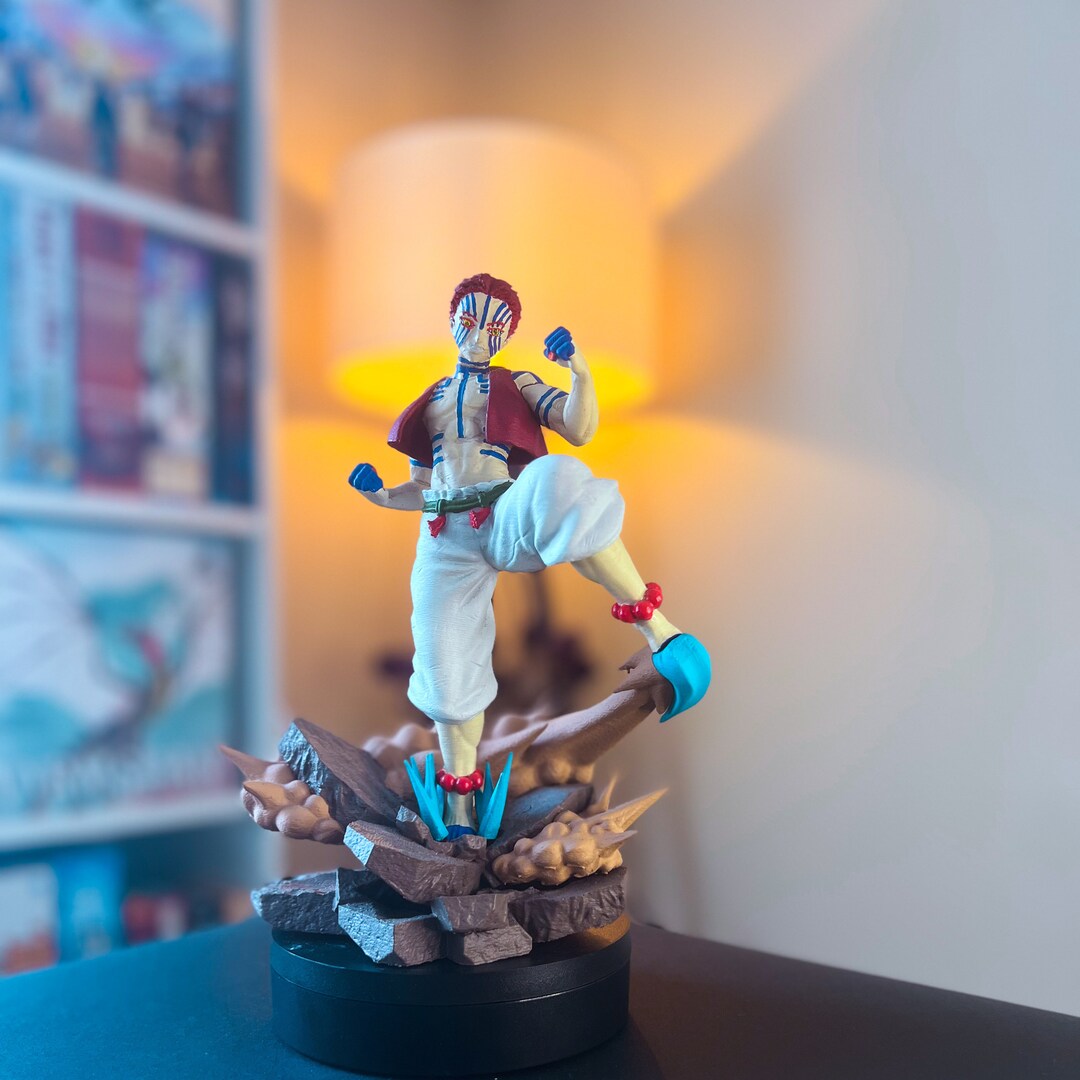 Custom Akaza Figure – High-quality Anime Collectible – Demon Slayer ...