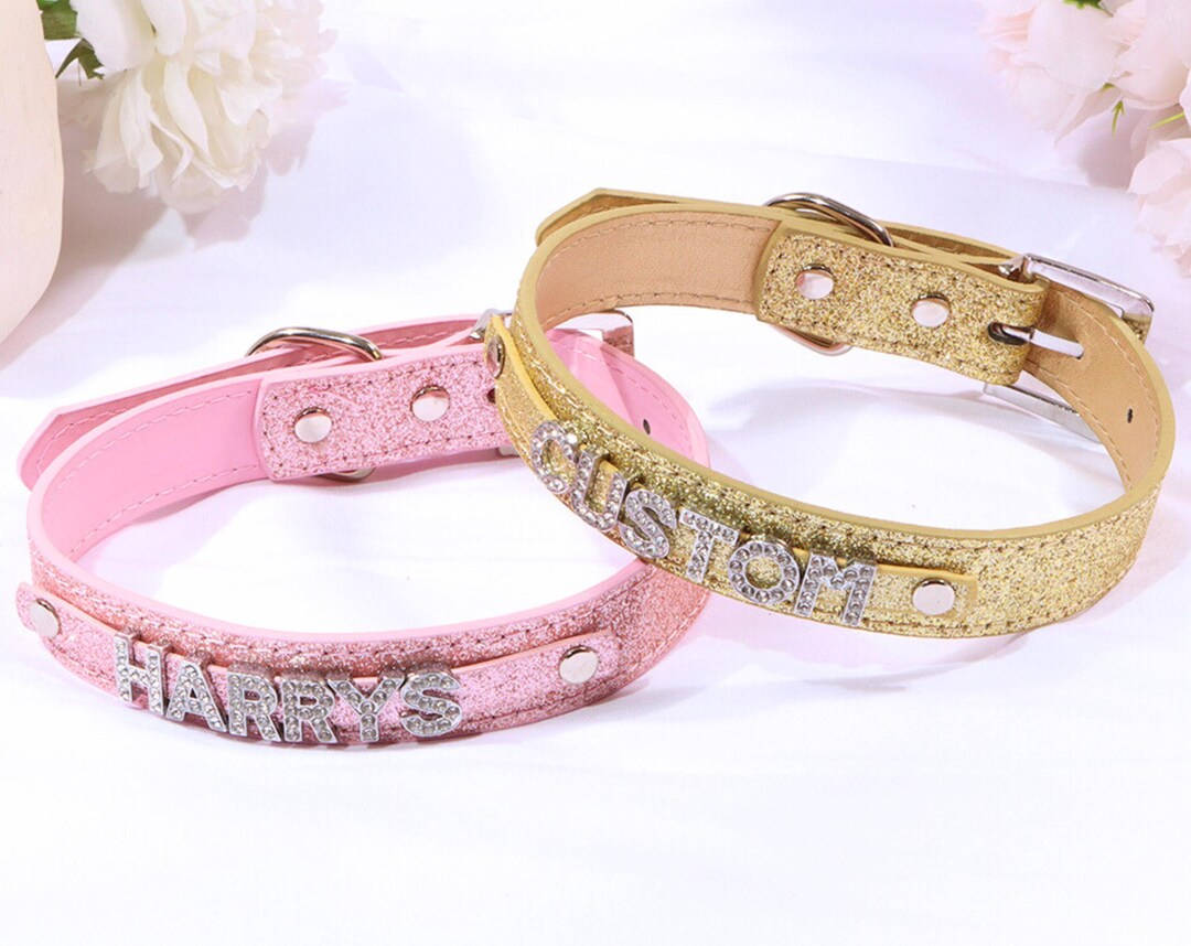 Custom Women Choker Collar, Name Choker Collar, Word Collar Necklace ...