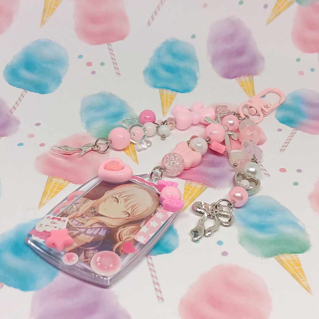 Mizuki Akiyama Keychain Cluttercore Project Sekai Beaded Bag Charm Y2K ...