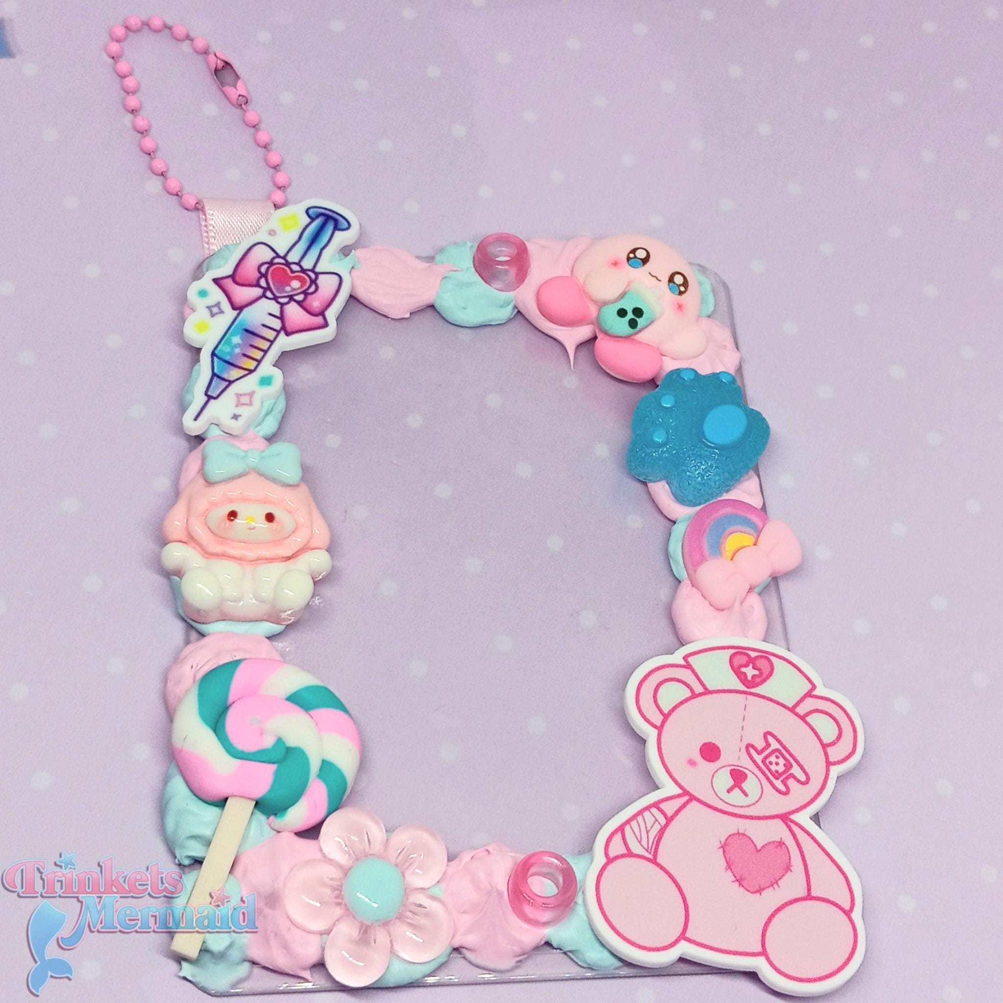 Menhera Decoden Toploader Keychain - Kawaii Ita Bag Charm, Oshikatsu ...