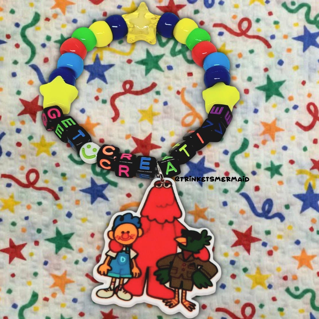Get Creative Kandi Bracelet - Don't Hug Me I'm Scared DHMIS Webcore ...