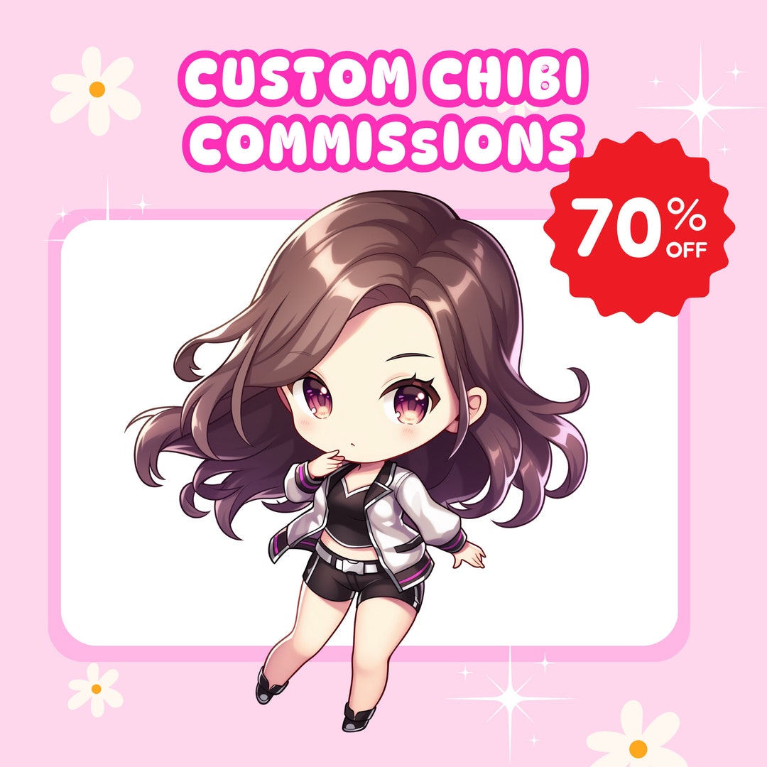 Custom Chibi Anime Chibi Character Chibi Logo Cute Chibi Chibi Emotes ...
