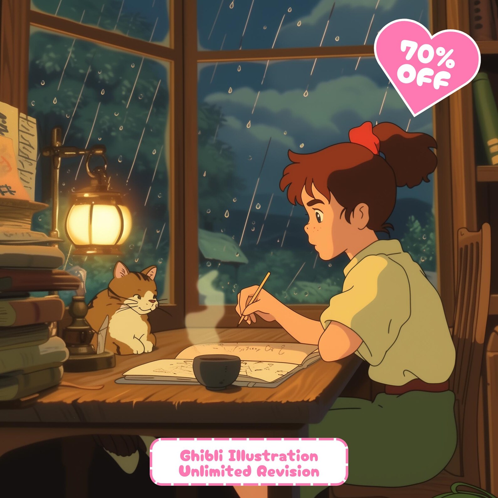 Custom Ghibli Spirited Away Portrait | Ghibli Themed, Anime Portrait ...