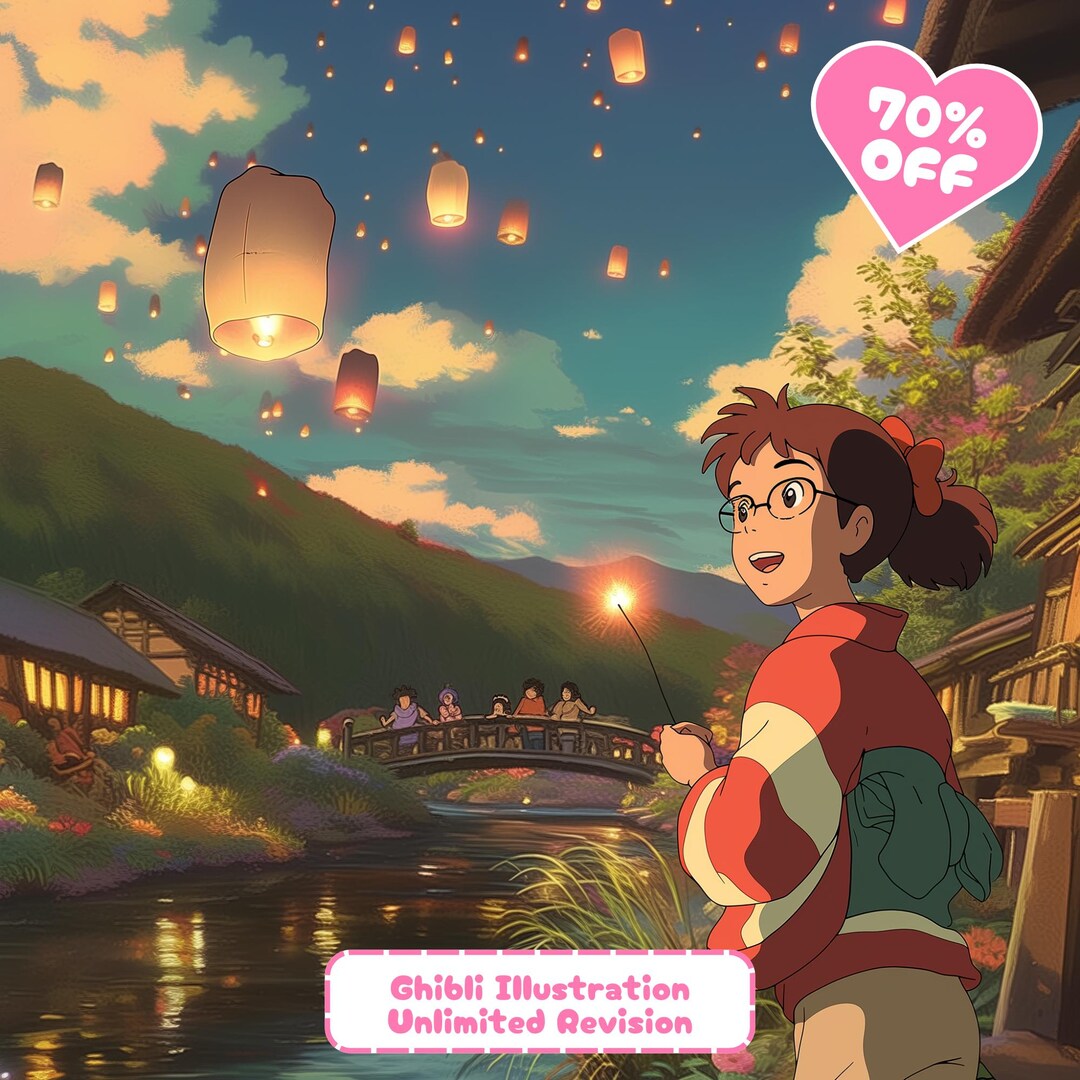 Custom Ghibli Spirited Away Portrait | Ghibli Themed, Anime Portrait ...