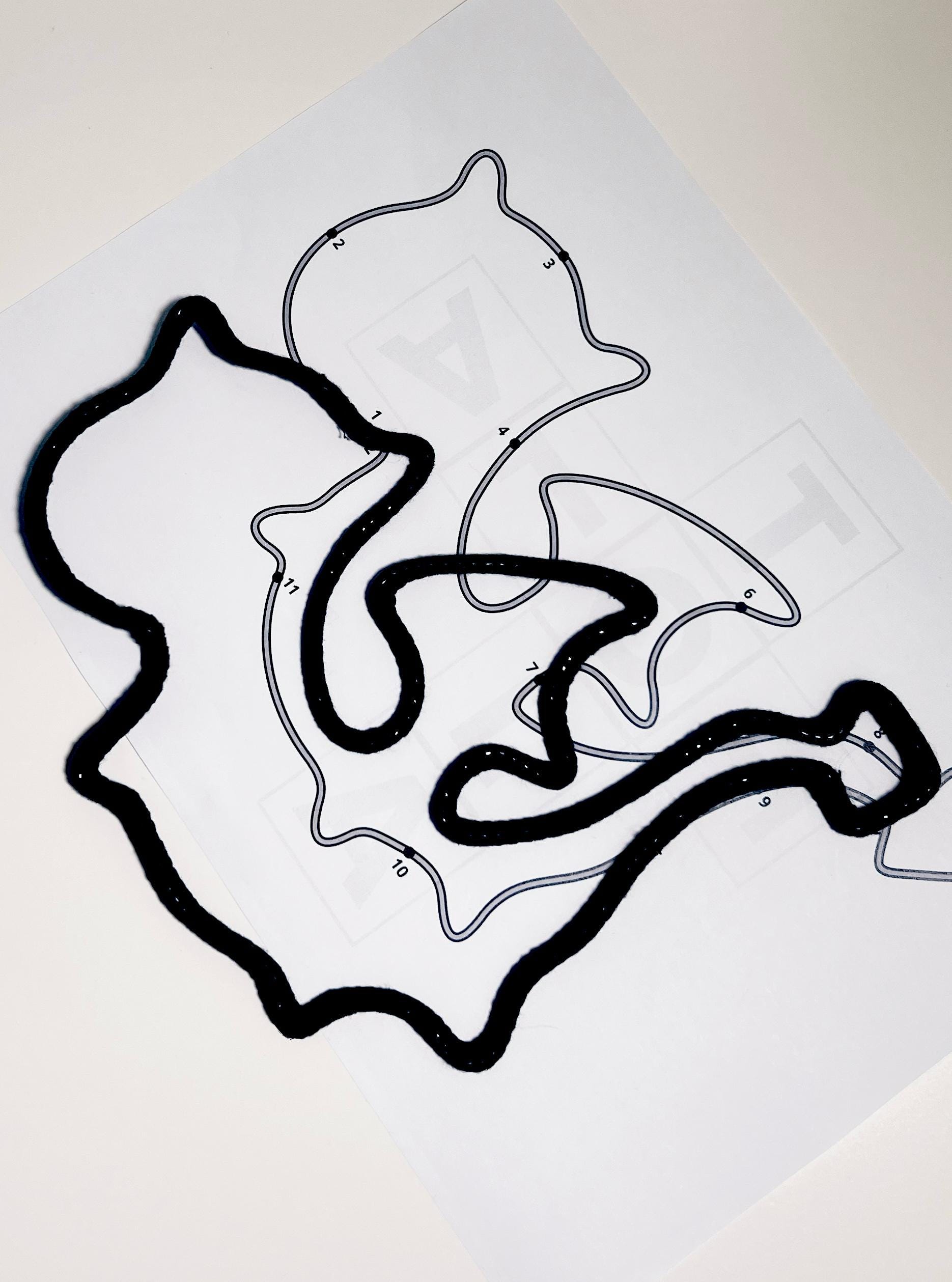 Wire Art Templates: DIY Bending Guide Pattern (PDF Download) - Etsy
