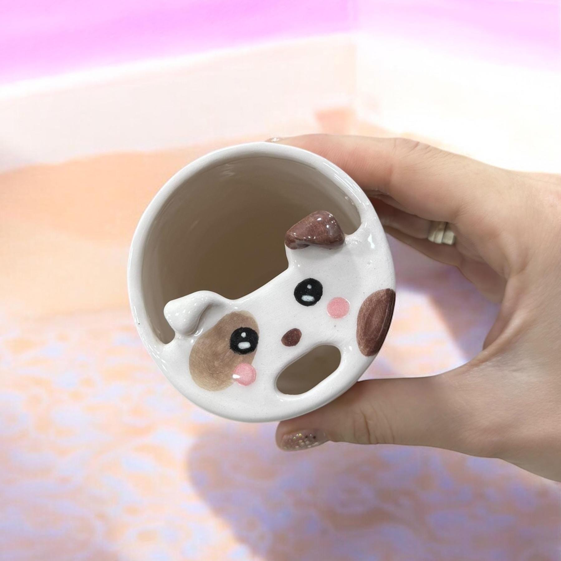 Ceramic Adorable Dog-themed Mug Unique Puppy Mug Gift for Animal Lovers ...