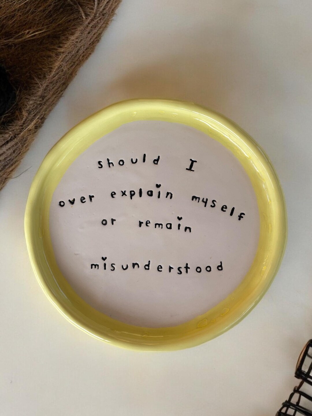 Personalized Ceramic Plate, Customized Ceramic Plate, Breakfast Plate ...