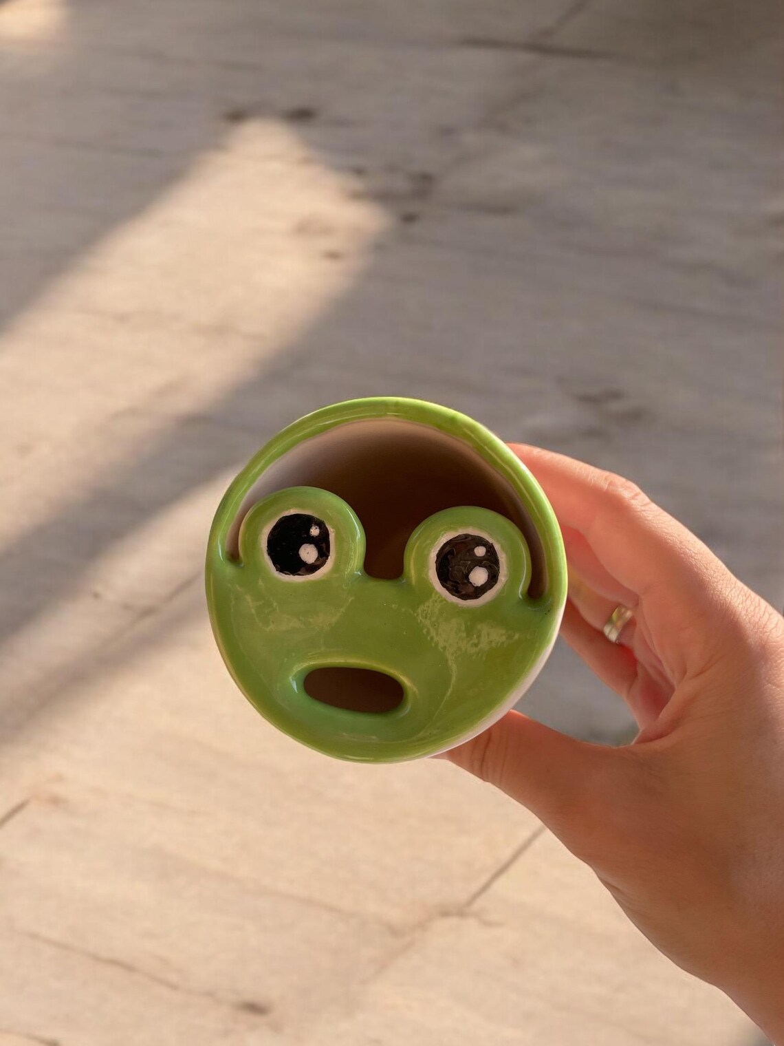 Ceramic Frog Coffee Mug for Animal Lovers - Unique Gift for Tea ...