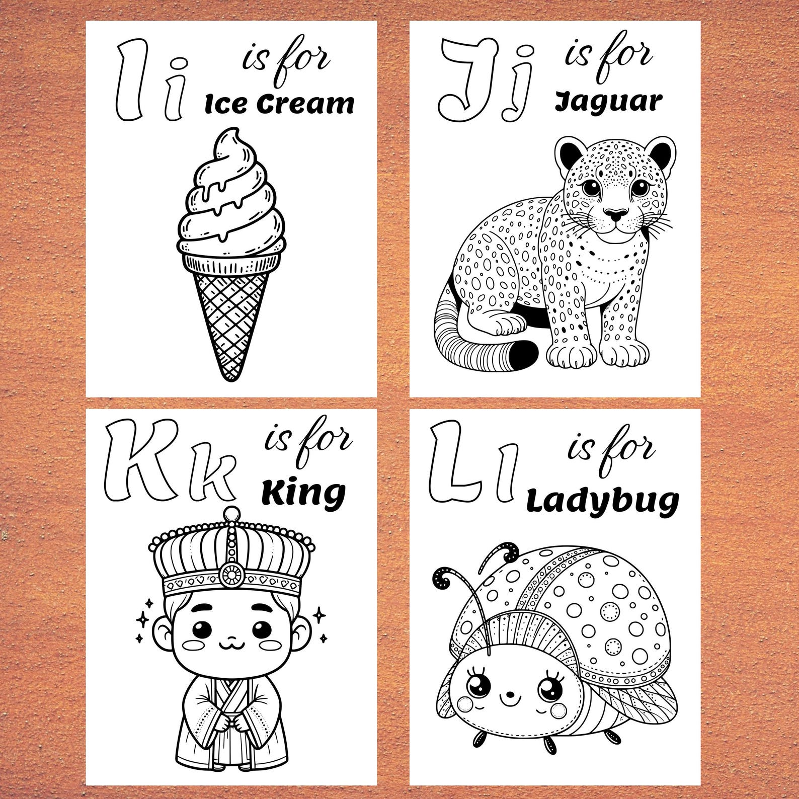 ABC Coloring Book: Alphabet Poster, Preschool Activity (PDF Download ...