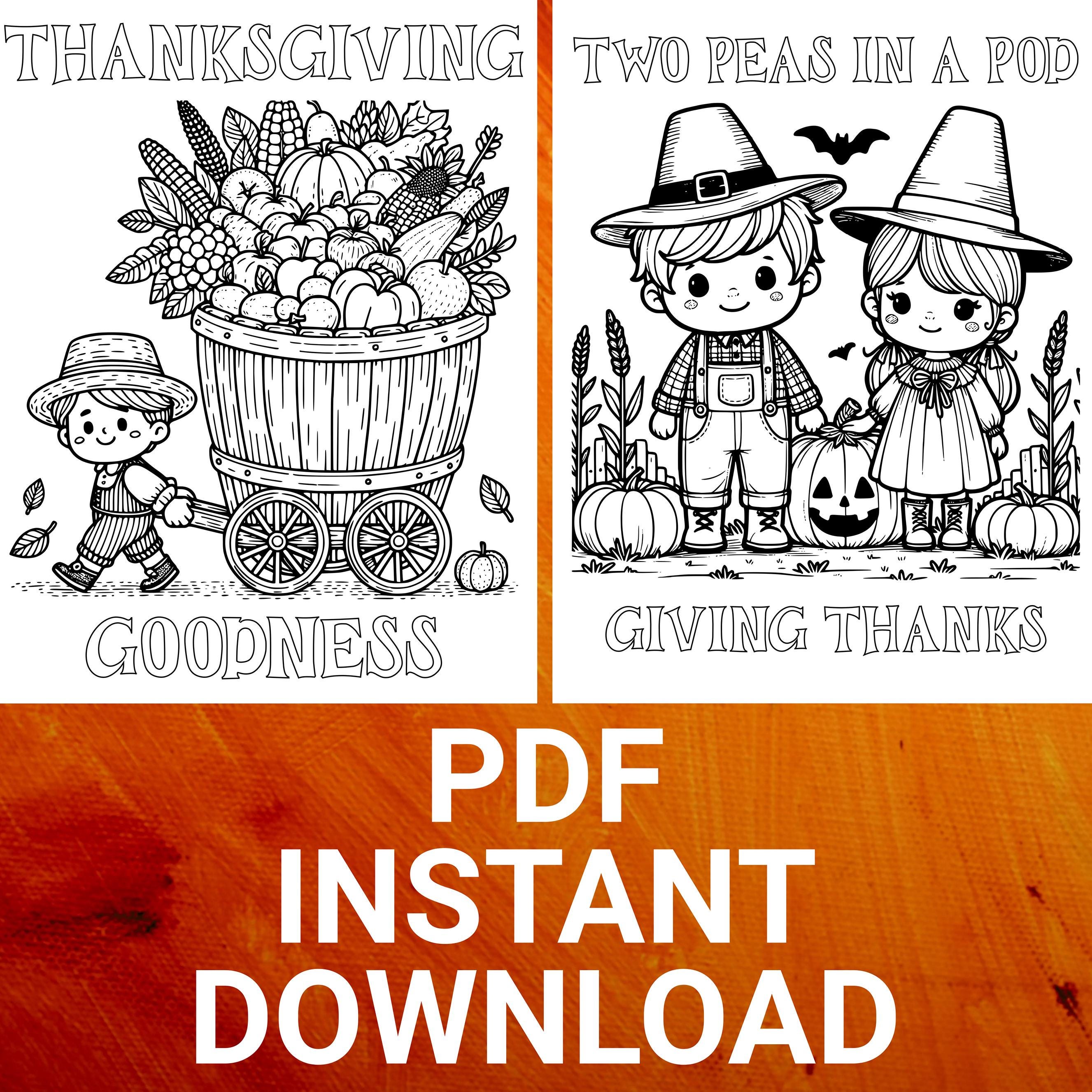 Thanksgiving Coloring Pages for Kids, Thanksgiving Coloring Sheets for ...