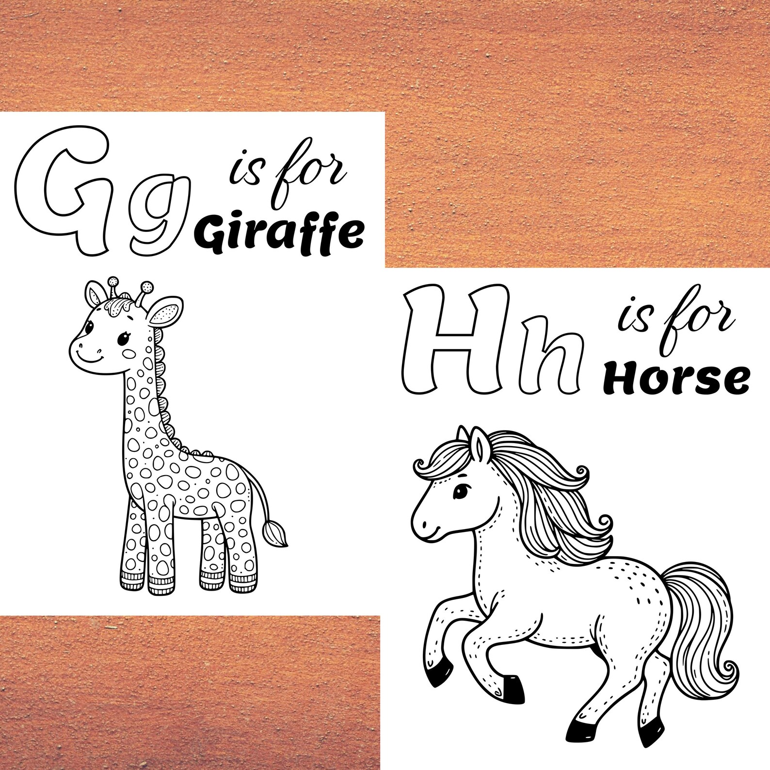 ABC Coloring Book: Alphabet Poster, Preschool Activity (PDF Download ...